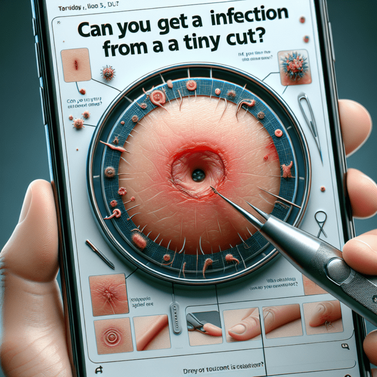 Can you get an infection from a tiny cut? - Immediate Care Center of ...